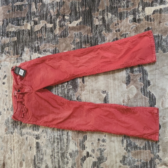 True Religion | Jeans | Nwt True Religion Ricky Red Corduroy Jeans ...
